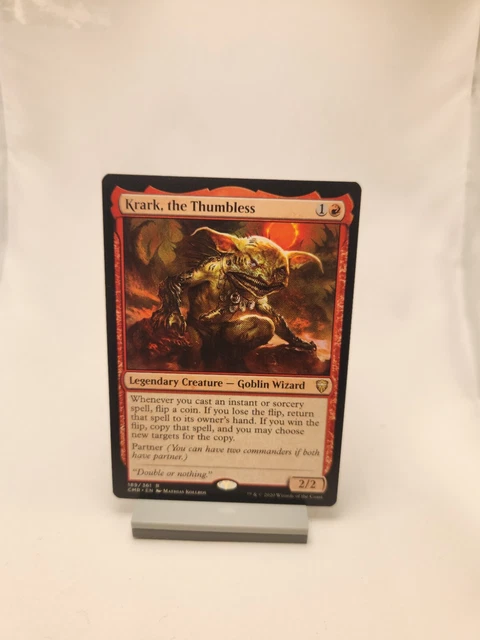 MTG MAGIC THE Gathering Kark, the Thumbless (189/794) Commander Legends ...