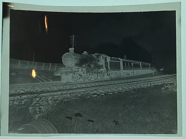 STEAM LOCO LOCOMOTIVE 5095 Railway Negative 4D-13 £4.99 - PicClick UK