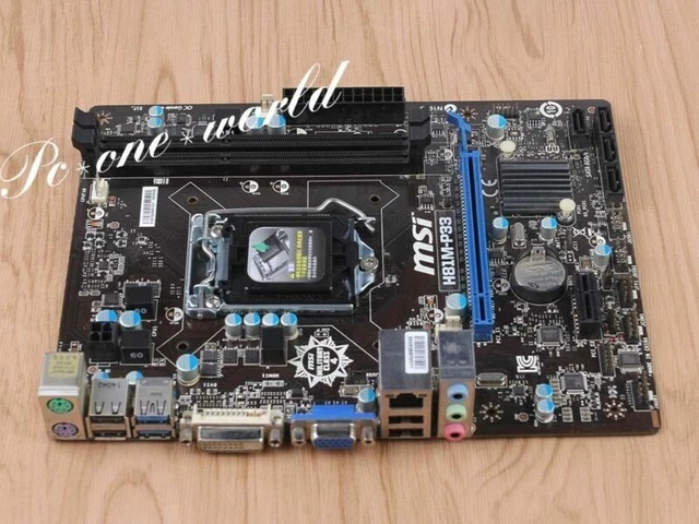 MSI H81M-P33 SOCKET H3/1150 DDR3 Intel H81 USB3.0 DVI VGA Micro ATX Motherboard £82.39 - PicClick UK