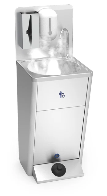 STAINLESS STEEL STANDALONE Hot Water Hand Wash £475.43 - PicClick UK