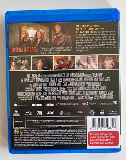 THE KITCHEN (BLU-RAY) Region B Melissa McCarthy Tiffany Haddish ...