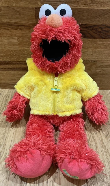 BUILD-A-BEAR ELMO SESAME Street Plush Soft Toy 18” Wearing A Yellow ...