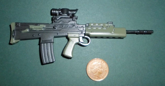 1/6TH SCALE MODERN British Army SA80 rifle for 12" toy figures £9.99 ...
