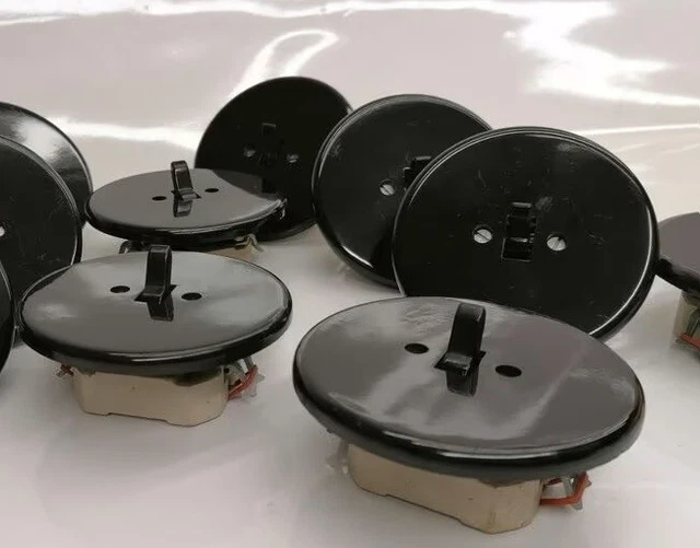 SIEMENS BAKELIT SCHALTER Unterputz Loft Kippschalter Steckdose alt ...