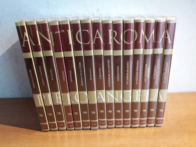 DVD ANTICA ROMA di Piero Angela Serie Completa 15 pezzi ...