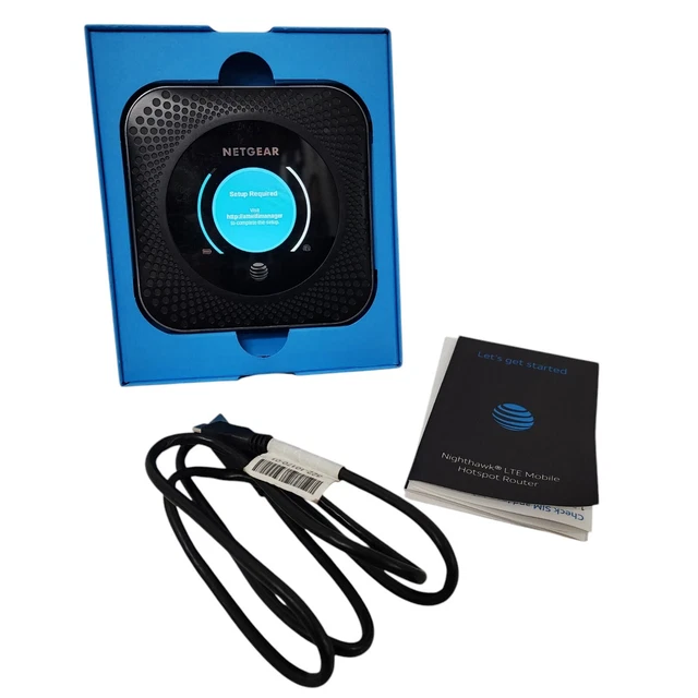 NETGEAR NIGHTHAWK LTE Mobile Hotspot Unlocked AT&T Router WiFi MR1100 ...