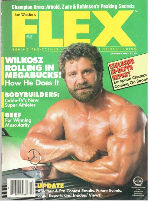 JOE WEIDER'S FLEX Magazine October 1983 $29.95 - PicClick CA