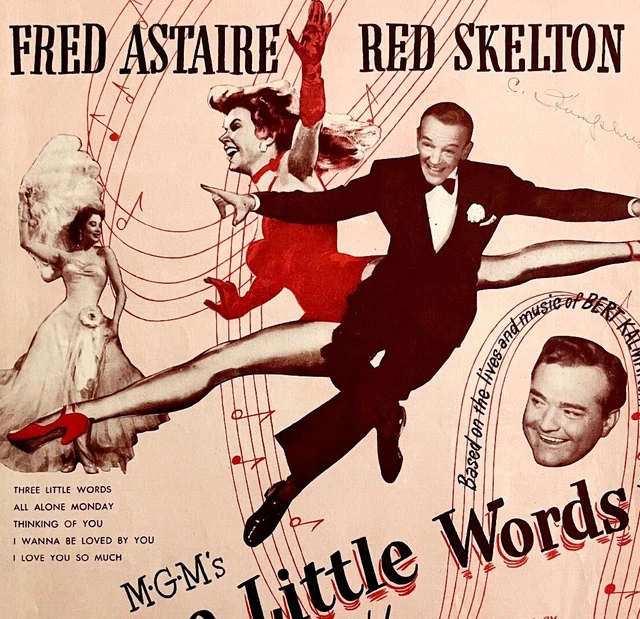 PARTITURAS FRED ASTAIRE Red Skelton 1950 Thinking Of You The Little ...