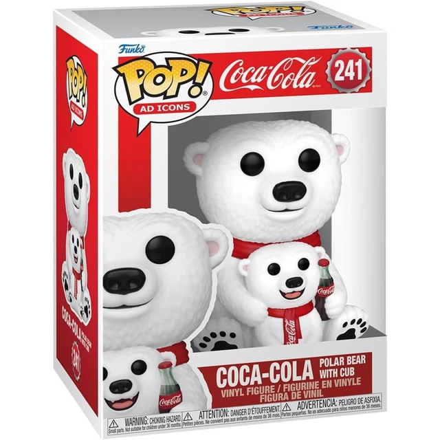 COCA-COLA - COCA-COLA Polar Bear with Cub [Coke] #241 Funko Pop! Vinyl Ad Icons £14.99 - PicClick UK