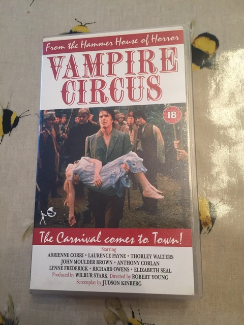 VAMPIRE CIRCUS Vhs Hammer Horror Thorley Walters Anthony Corlan £6.00 ...
