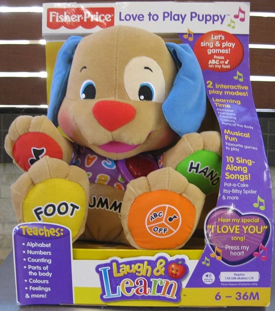 FISHER PRICE LAUGH & Learn Love To Play Puppy, Dated 2008 *New* $130.00 ...