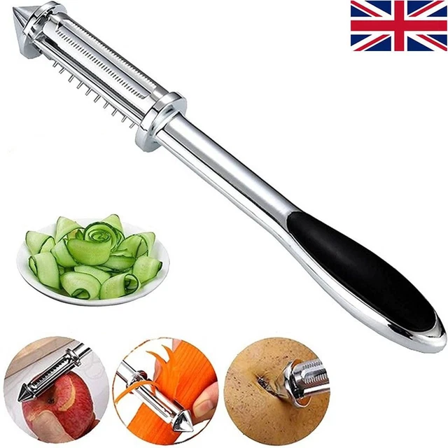 MULTIFUNCTIONAL VEGETABLE PEELER 3 in 1 Stainless Steel Peeler Kitchen ...