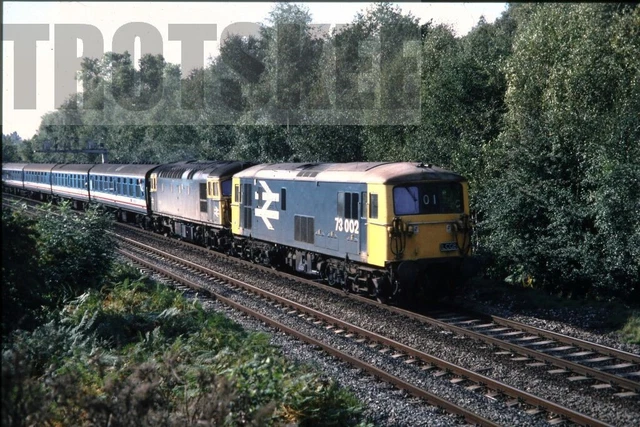 35MM SLIDE BR British Railway Electric Loco Class 73 73002 Kenilworth ...