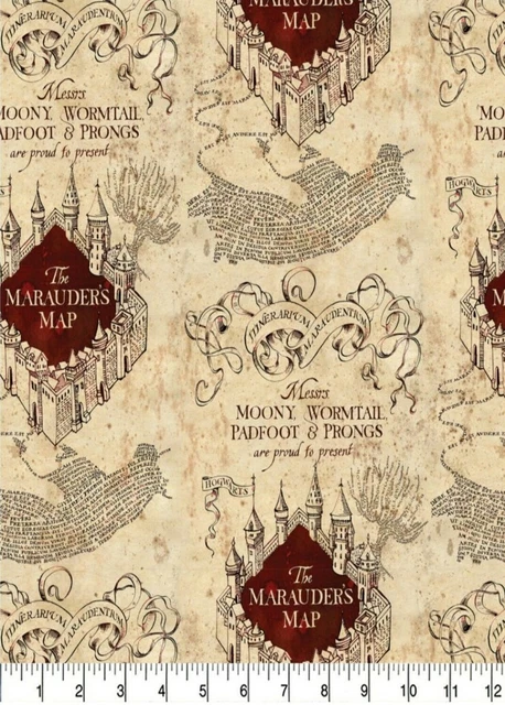 HARRY POTTER MARAUDERS Map Kitchen 42X14 Table Runner £20.17 - PicClick UK