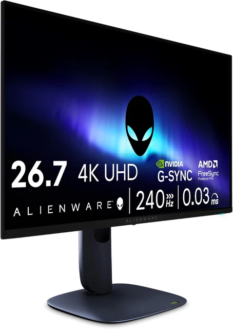 ALIENWARE 27 4K QD-OLED Gaming Monitor AW2725Q - 26.7" 4K UHD QD-OLED ...