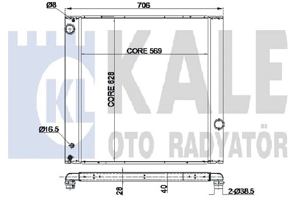 RADIATEUR D'EAU KALE OTO RADYATÖR 350900 pour LAND ROVER EUR 274,16 ...