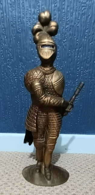 ENGLISH KNIGHT IN Armour Cast Iron Fireplace Set, Nestor, 18" High £51. ...