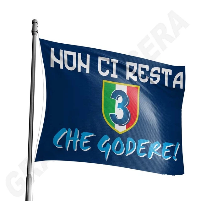 BANDIERA NAPOLI CAMPIONE D'Italia scudetto stadio balcone varie ...