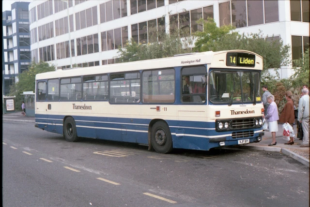 35MM ORIGINAL BUS Colour Negative of Thamesdown 11 at Swindon.(8379) £1 ...