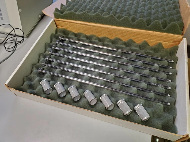 7 DISSOLUTION BASKETS with shafts/adaptor dissolution system ...