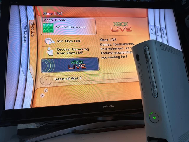 RARE STOCK BLADES Dashboard Xbox 360 Refur'bed - Pro White Console Unit ...