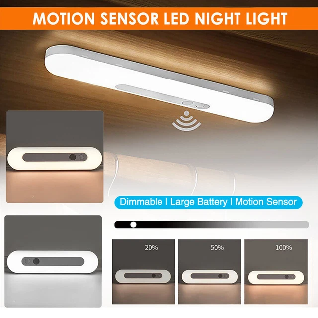 WIRELESS LED PIR Motion Sensor Light USB Rechargeable Strip Cabinet ... WIRELESS LED PIR Motion Sensor Light USB Rechargeable Strip Cabinet ...