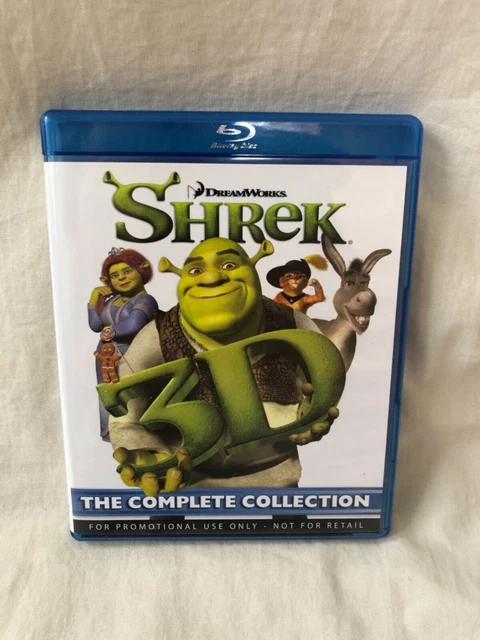 SHREK 3D: THE Complete Collection 4-Disc Blu-ray set EUR 19,82 ...