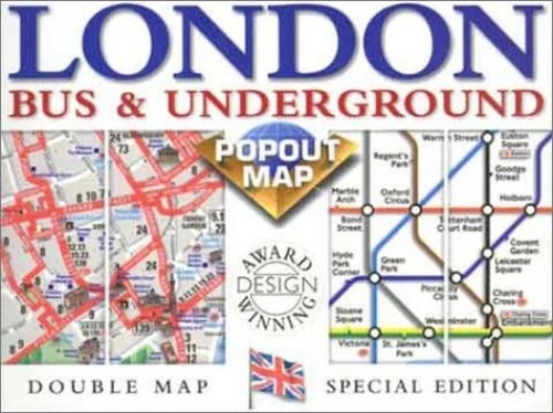 LONDON BUS/UNDERGROUND BY Compass Maps Sheet map Book The Cheap Fast ...