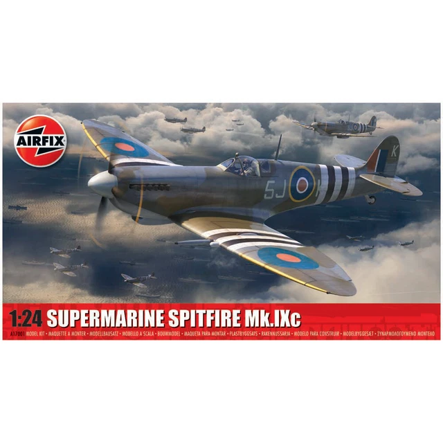 AIRFIX SUPERMARINE SPITFIRE Mk. IXc Aircraft Model Kit A17001 Scale 1: ...