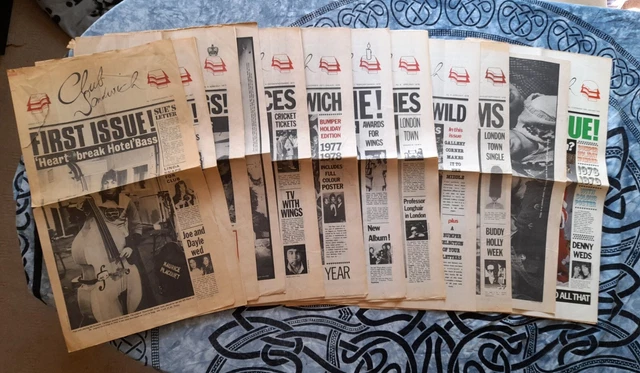 PAUL MCCARTNEY CLUB Sandwich COMPLETE SET fanclub magazine Issues 1-86 ...