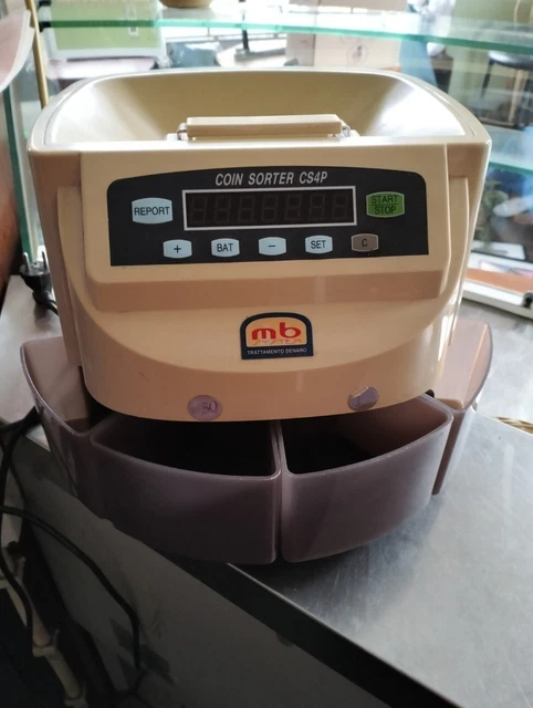 CONTAMONETE CONTA MONETE 4 Cassetti Professionale Separa Monete ...