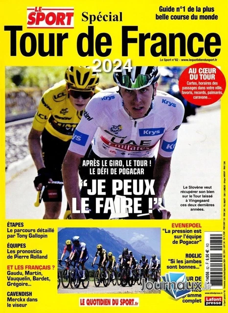TOUR DE FRANCE 2024 Le Guide Complet Le Sport Juin 2024 EUR 16,99 ...