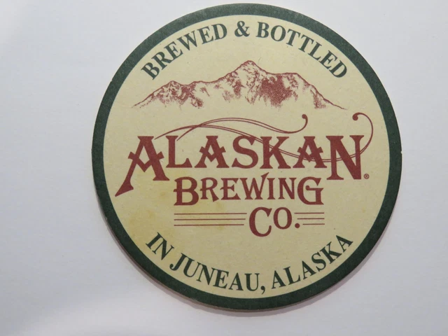 BEER COASTER ~ ALASKAN Brewing Co ~ Fabriqué à la main ~ Juneau, ALASKA ...