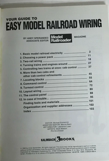 YOUR GUIDE TO Easy Model Railroad Wiring-Practical,Flexible wiring on ...