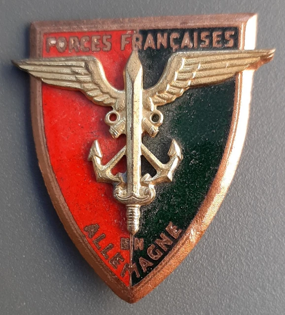 INSIGNE BADGE FFA Forces Françaises en Allemagne variante Drago Paris ...
