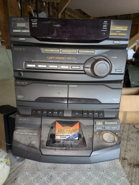 SONY LBT-XB20 COMPACT Hifi Stereo x5 Disc £10.00 - PicClick UK