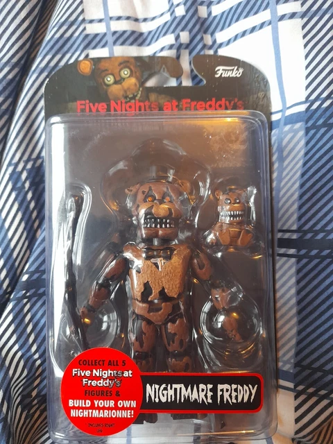 FIVE NIGHTS AT Freddys Nightmare Freddy + Freddles Funko Rare Figure ...