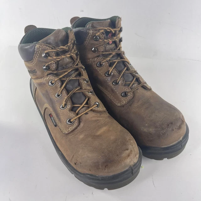RED WING 2240 MEN'S WATERPROOF SAFETY TOE BOOT US 8 Hazelnut Tramper ...