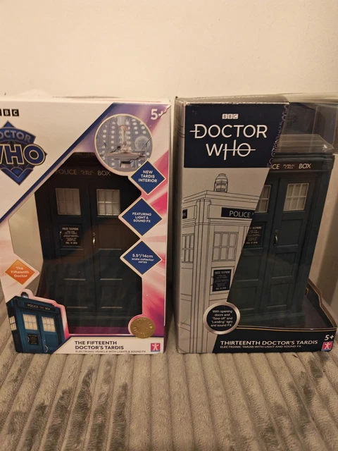 DOCTOR WHO 15/14TH Dr & 13th Electronic Tardis With Lights And Sounds ...