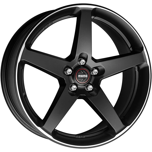 Alloy Wheel Momo Five For Audi Q5 Hybrid 8x18 5x112 Matt Black Polished