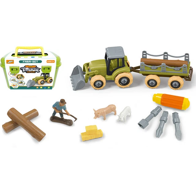 Year Olds MATCHBOX Farm Adventure Playset Tractor Barn Silo - Farm ...