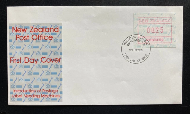 NEW ZEALAND FDC 1986 Frama Map Paper 25c First Day Cover $3.85 ...