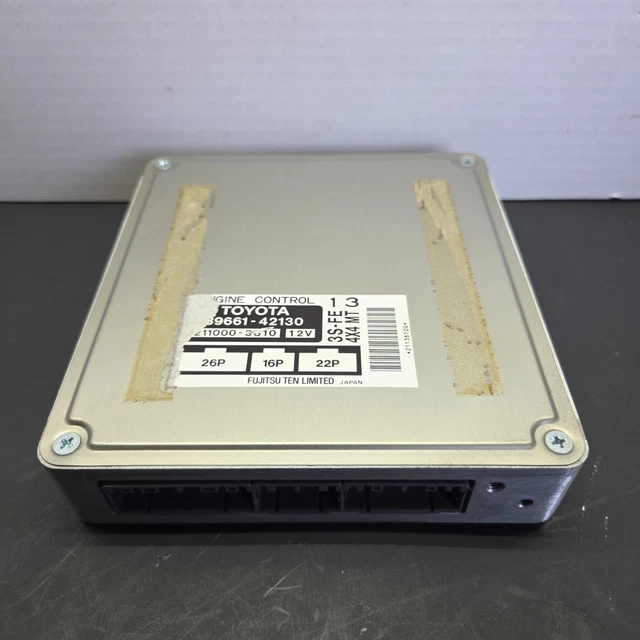 MODULE DE COMMANDE ecu ecm pcm ordinateur moteur Toyota RAV4 4x4 M/T ...