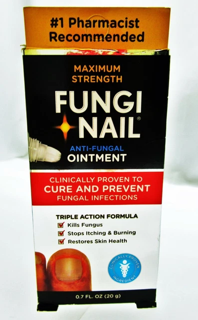 FUNGI NAIL ANTI-FUNGAL Ointment Maximum Strength Triple Action Formula ...