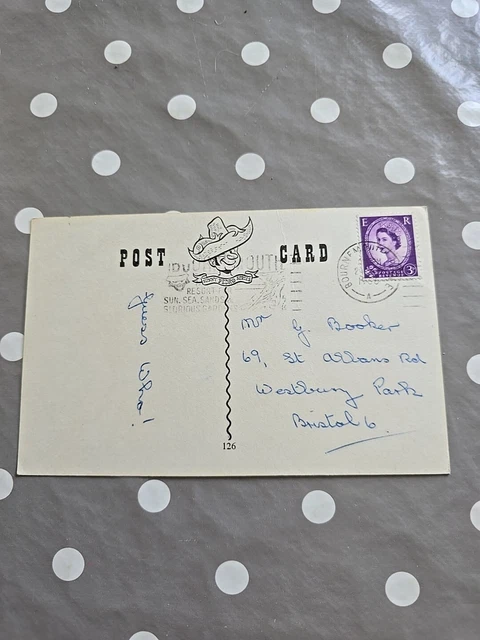 VINTAGE SAUCY SEASIDE Comic Postcard Sunny Pedro Series No 126 By Pedro ...