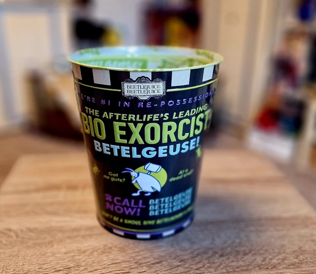 BEETLEJUICE KINO POPCORN Eimer NEU! 2024 Tim Burton Tin Bucket Rar EUR ...