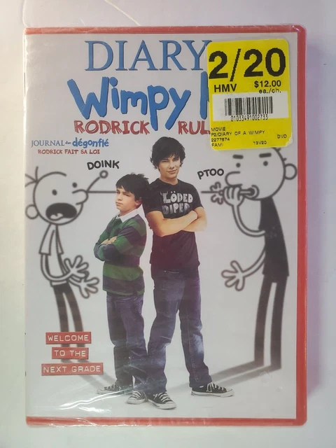 DIARY OF A Wimpy Kid Roderick Rules DVD flambant neuf 2011 Twentieth ...