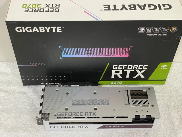 GIGABYTE GEFORCE RTX 3070 VISION OC 8GB GDDR6 Graphics Card GPU $700.00 ...