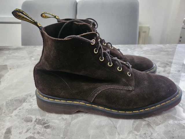 DR DOCTOR DOC Martens Mens Size UK 12 Brown Suede Soft Ankle Boots £59. ...