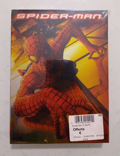 DVD ORIGINALE SPIDER-MAN (2002) di Sam Raimi - versione doppio disco ...